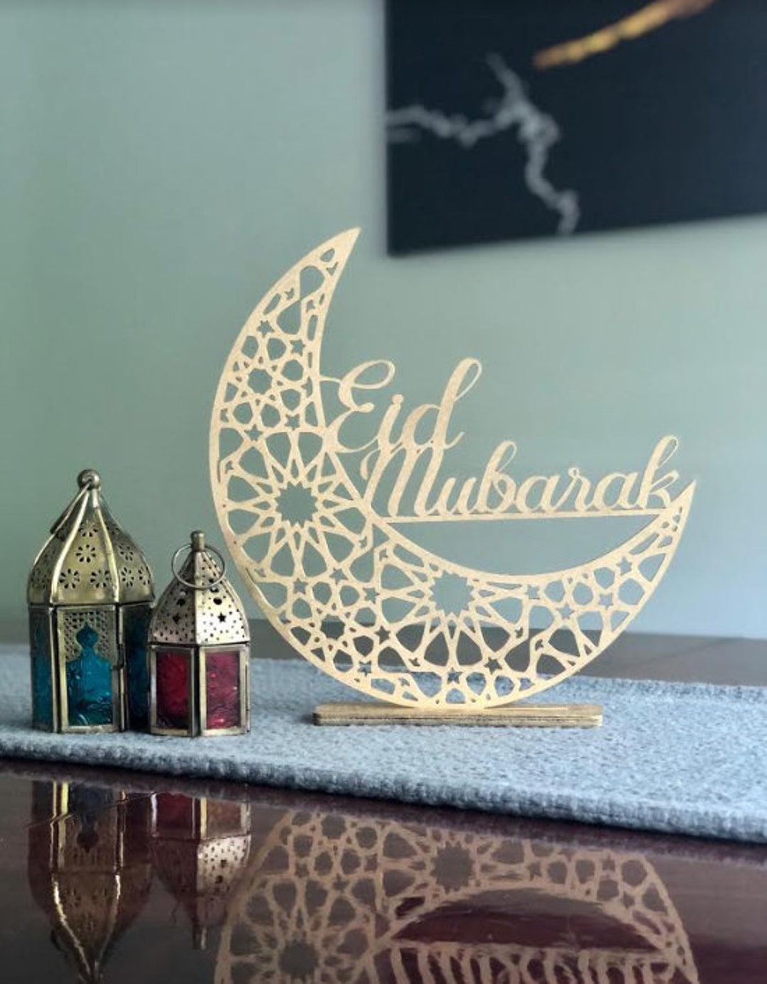 Eid Mubarak Table Stand Eid Stand - Etsy