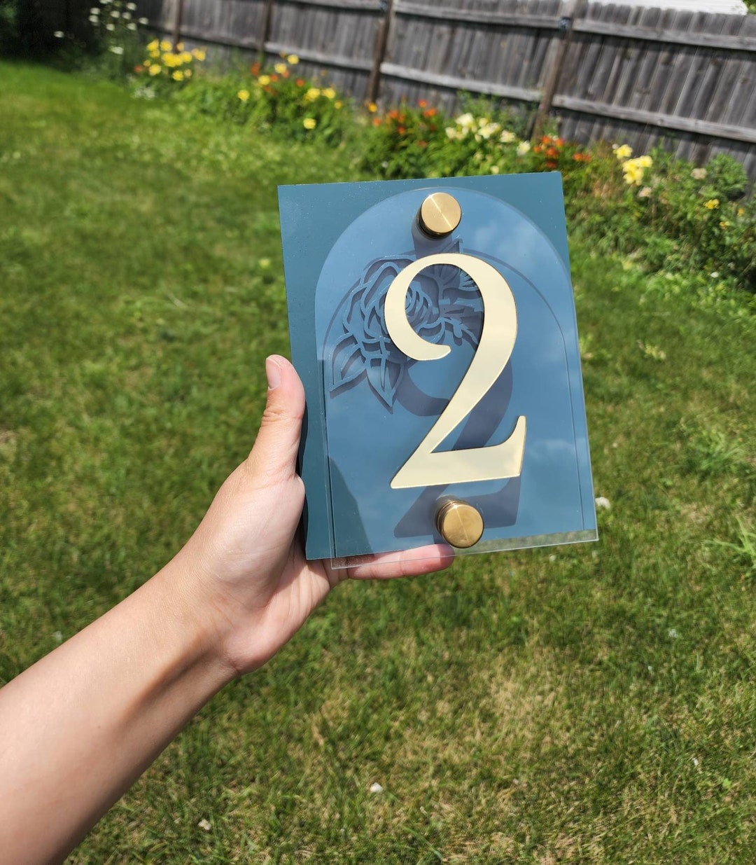 Beautiful Wooden and Acrylic Table Number-wedding Table Numbers - Etsy