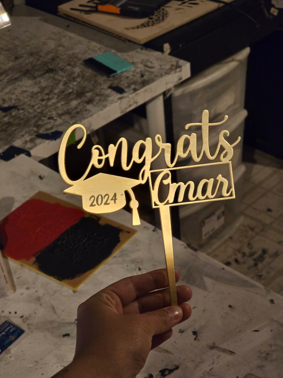 Personalized Graduation/congrats Cake Topper - Etsy