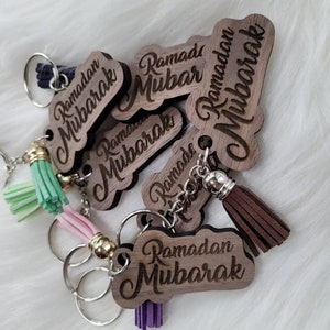 Beautiful Ramadan Keychains With Colored Tassel-ramdan/eid Favor ...