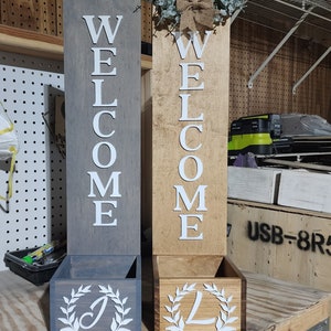 Beautiful Porch Sign With Planter Box-plant - Etsy Canada