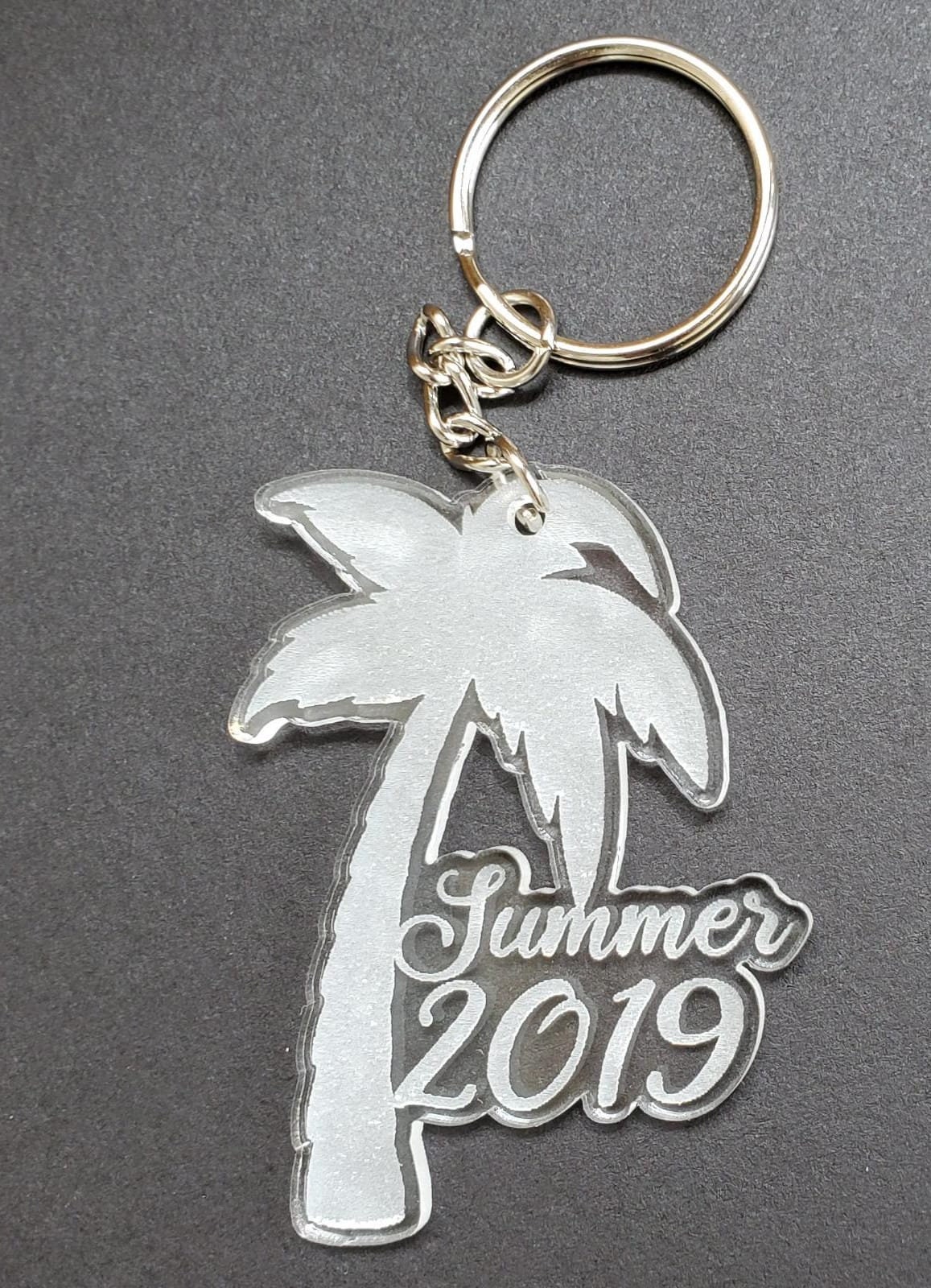 Acrylic Summer 2019 Palm Tree Keychain - Etsy
