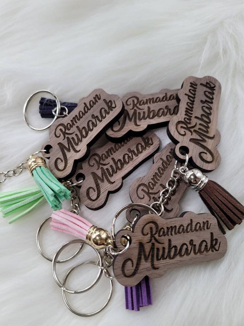 Beautiful Ramadan Keychains With Colored Tassel-ramdan/eid Favor ...