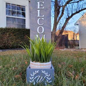 Beautiful Porch Sign With Planter Box-plant - Etsy