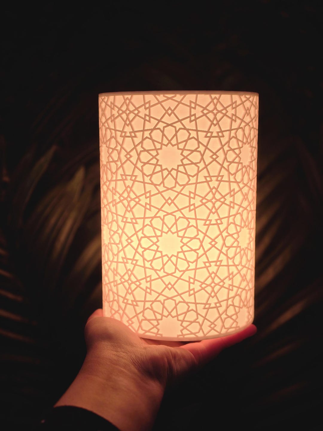 Islamic Pattern Ramadan/eid Gift Lamp. Desk Lamp With Islam Pattern - Etsy