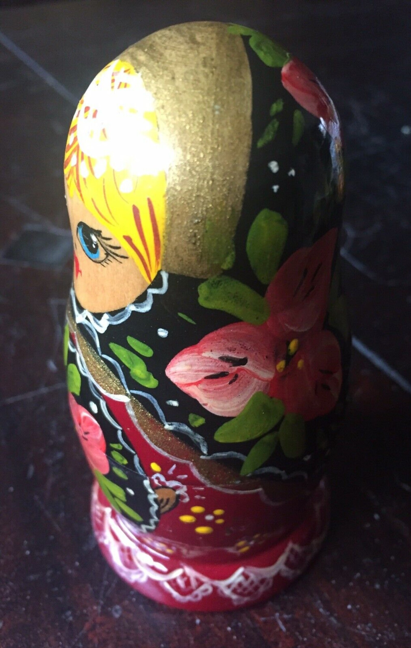 Colorful Russian Nesting Dolls Vintage 1992 5 Figurines - Etsy