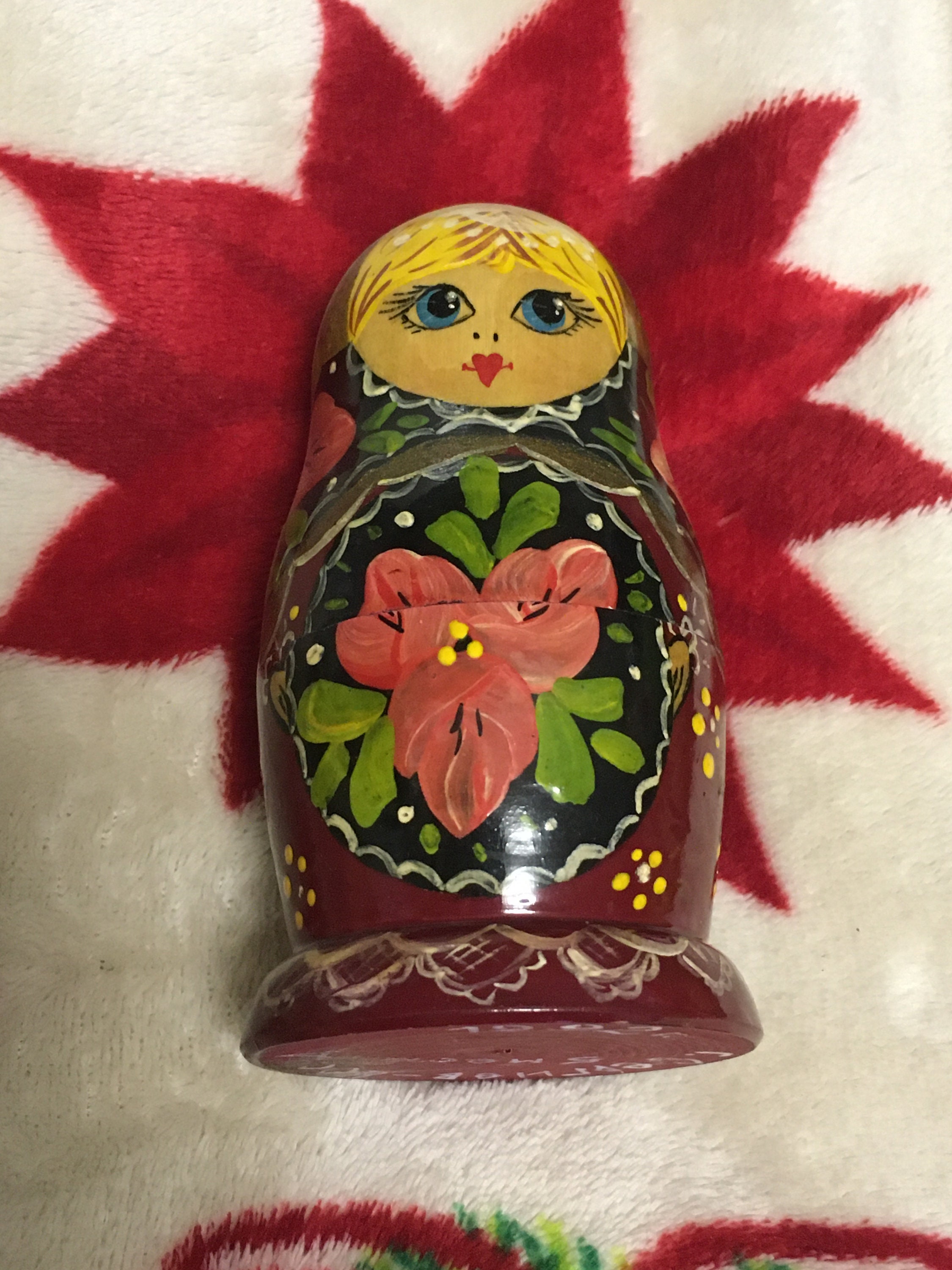 Colorful Russian Nesting Dolls Vintage 1992 5 Figurines - Etsy