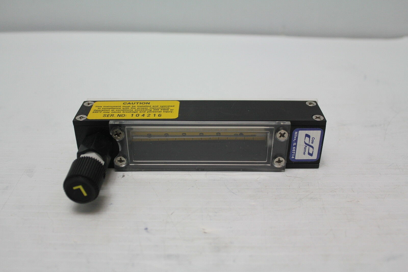 Cole Palmer Flow Meter Used Low "l" or Medium "m" Flow Options PLUS ...