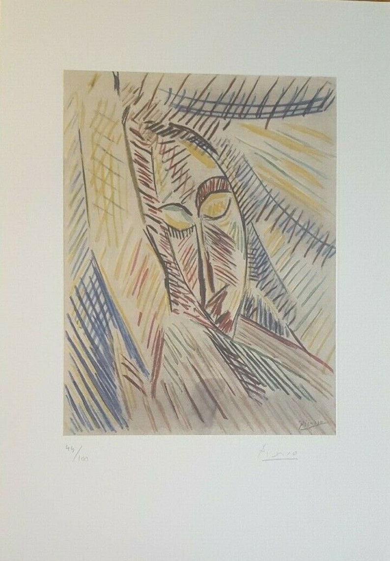 Pablo Picasso Lithograph Signed in Pencil the Changing Woman 45/100 - Etsy