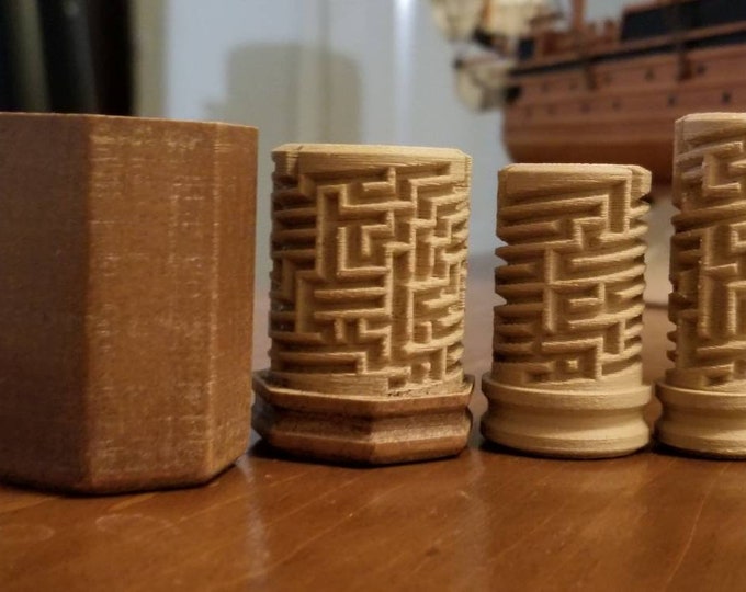 Wooden Maze-puzzle Box - Etsy