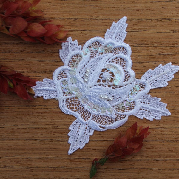 Rose Applique - Etsy