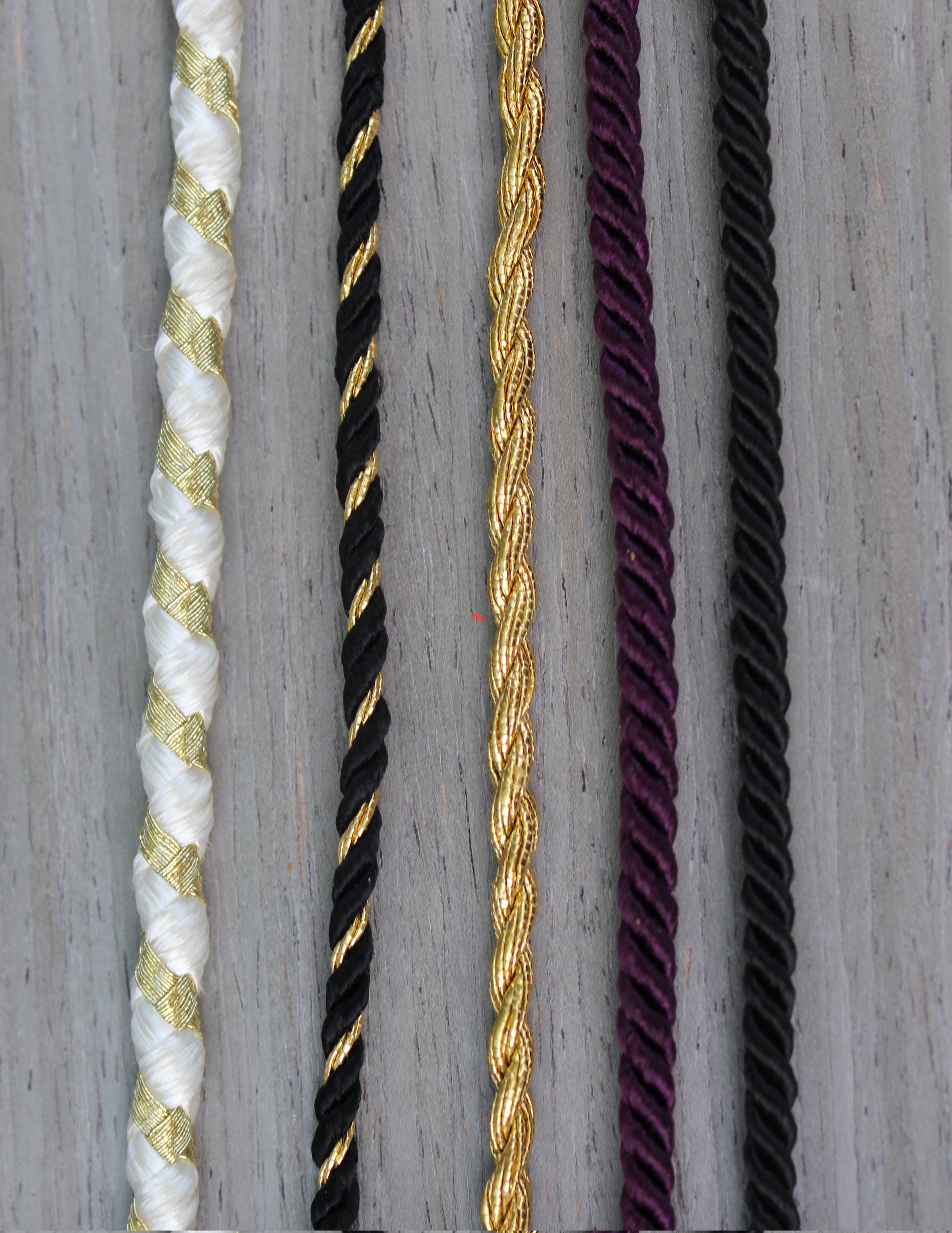Decorative Twisted Craft Rope/cord Trim in Various Sizes and Colors ...