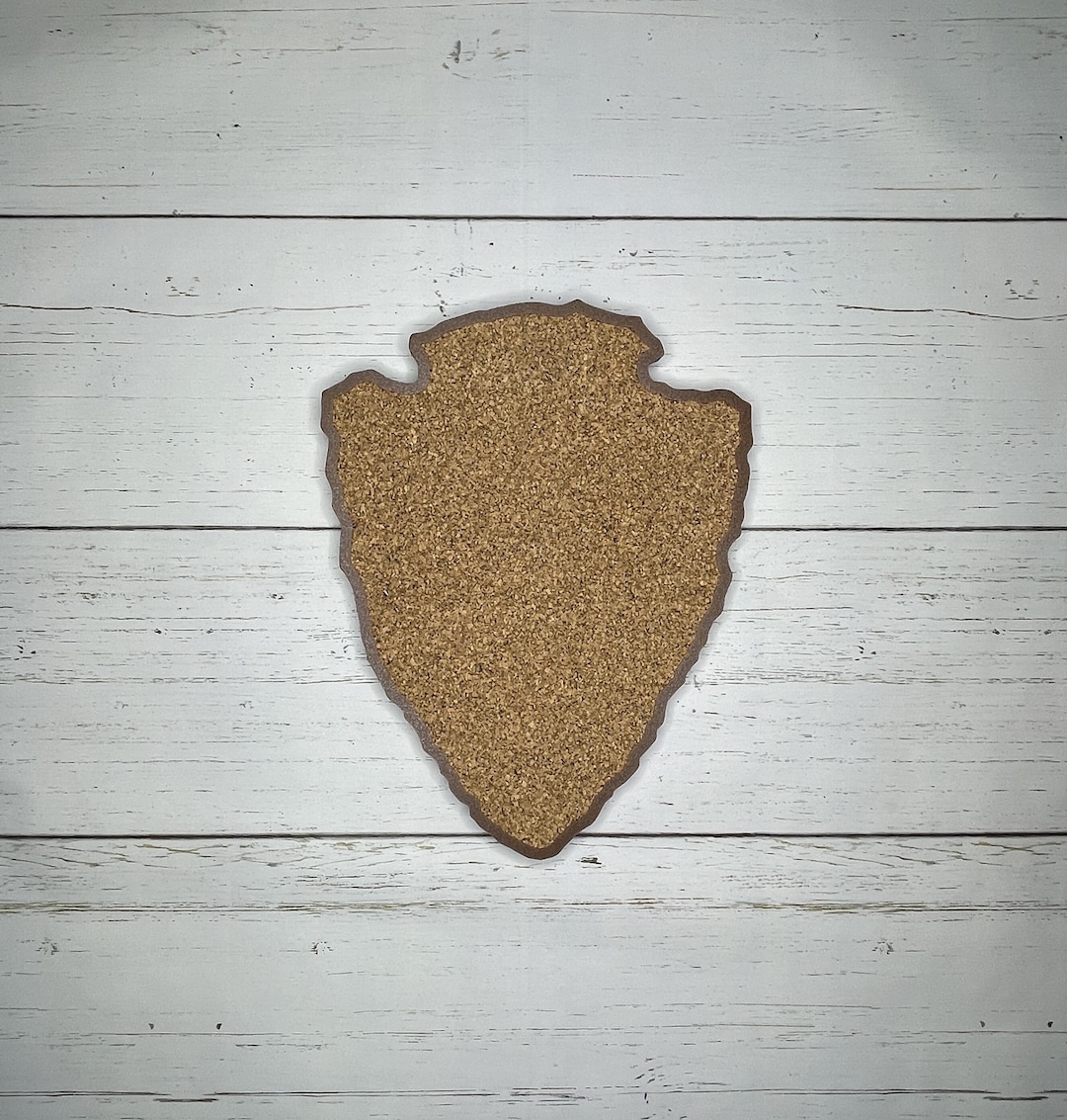 Arrow Head Pin Board | Cork Board (multiple Sizes) - Etsy