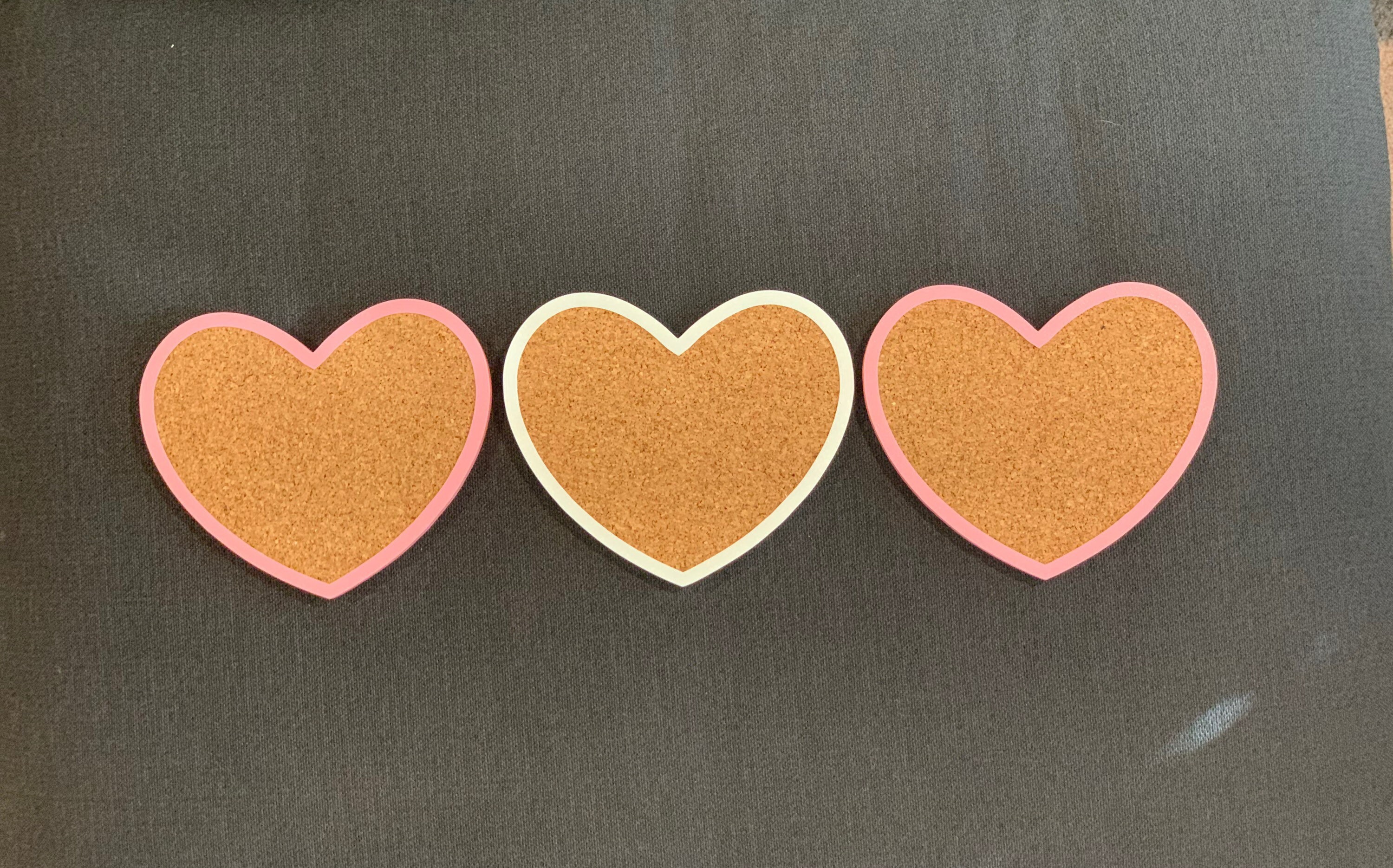 Heart Shaped Pin Board Cork Board multiple Sizes - Etsy Israel