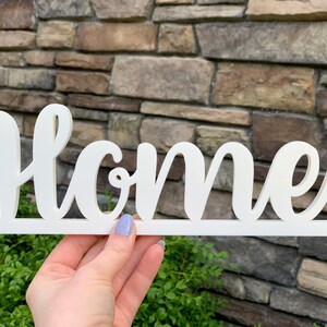Home Sign Decor | Self-standing Home Sign| Tabletop Sign | 3D Printed ...