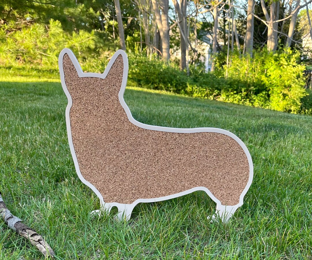 Fluffy Boy | Corgi Cork Board | Pin Board - Etsy