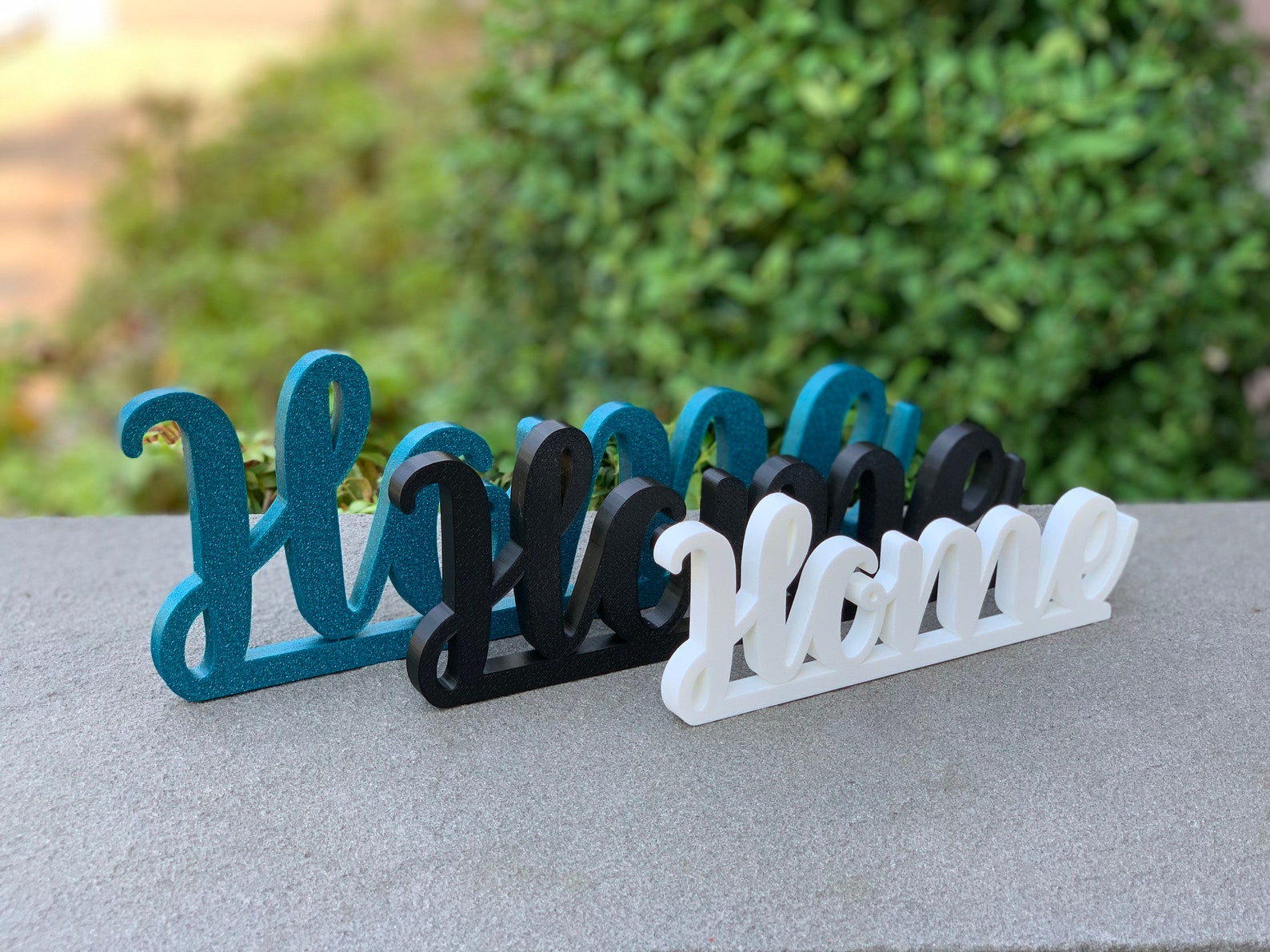 Home Sign Decor Self-standing Home Sign Tabletop Sign 3D - Etsy