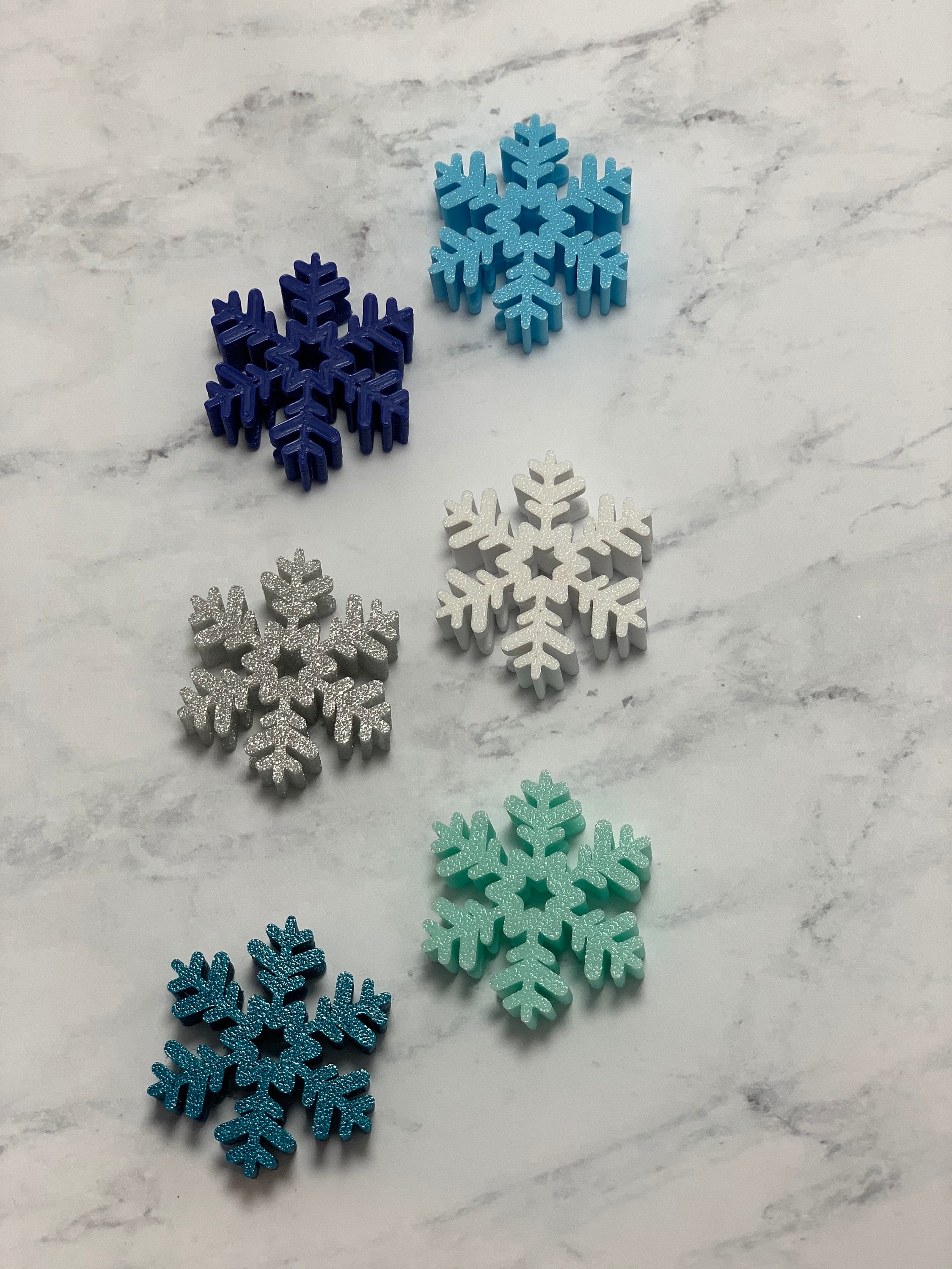 Snowflake Straw Slider Straw Decoration - Etsy