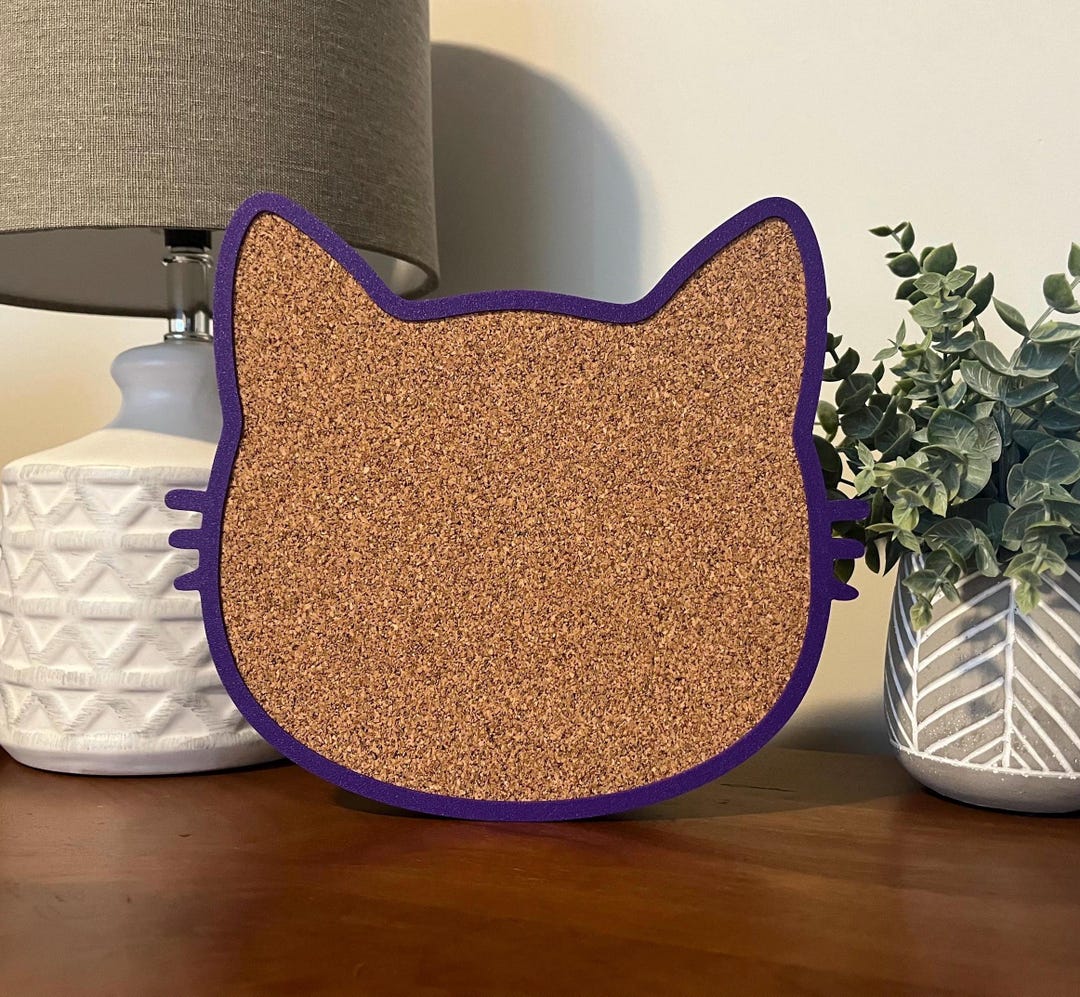 Cat Head Pin Board | Cork Board (multiple Sizes) - Etsy