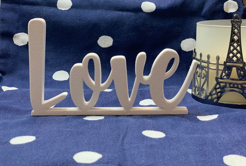 Love Sign Decor Self-standing Love Sign Tabletop Sign 3D | Etsy