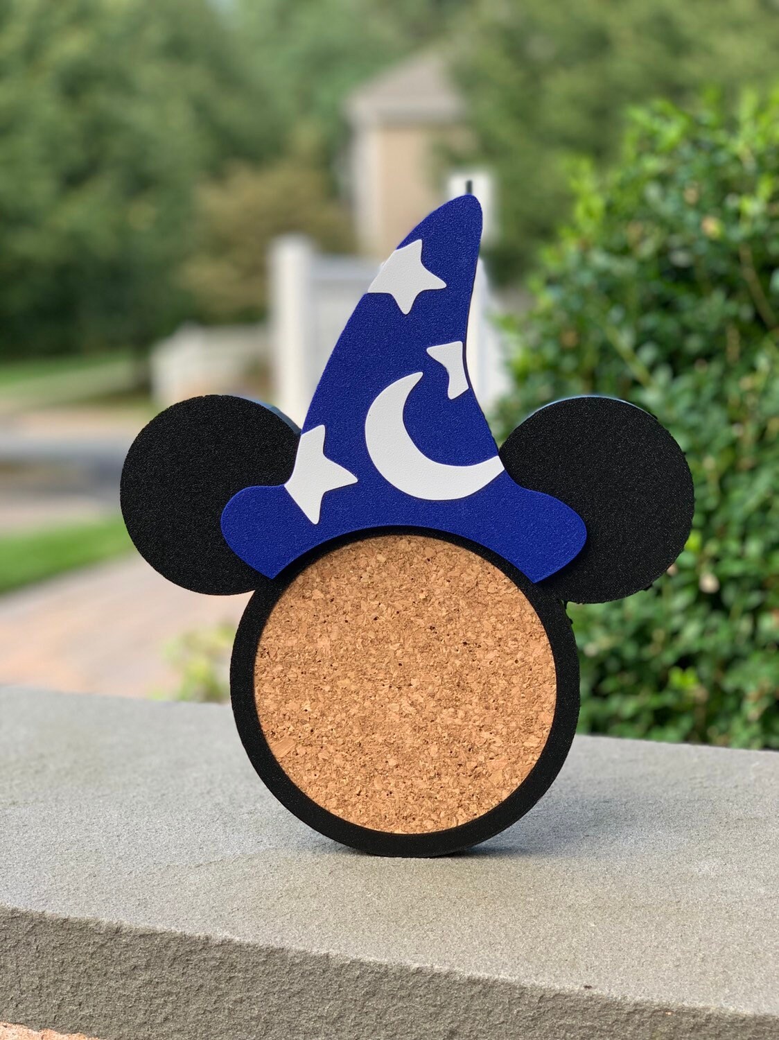 Mouse Shaped Pin Board | Cork Board With Sorcerer Hat - Etsy