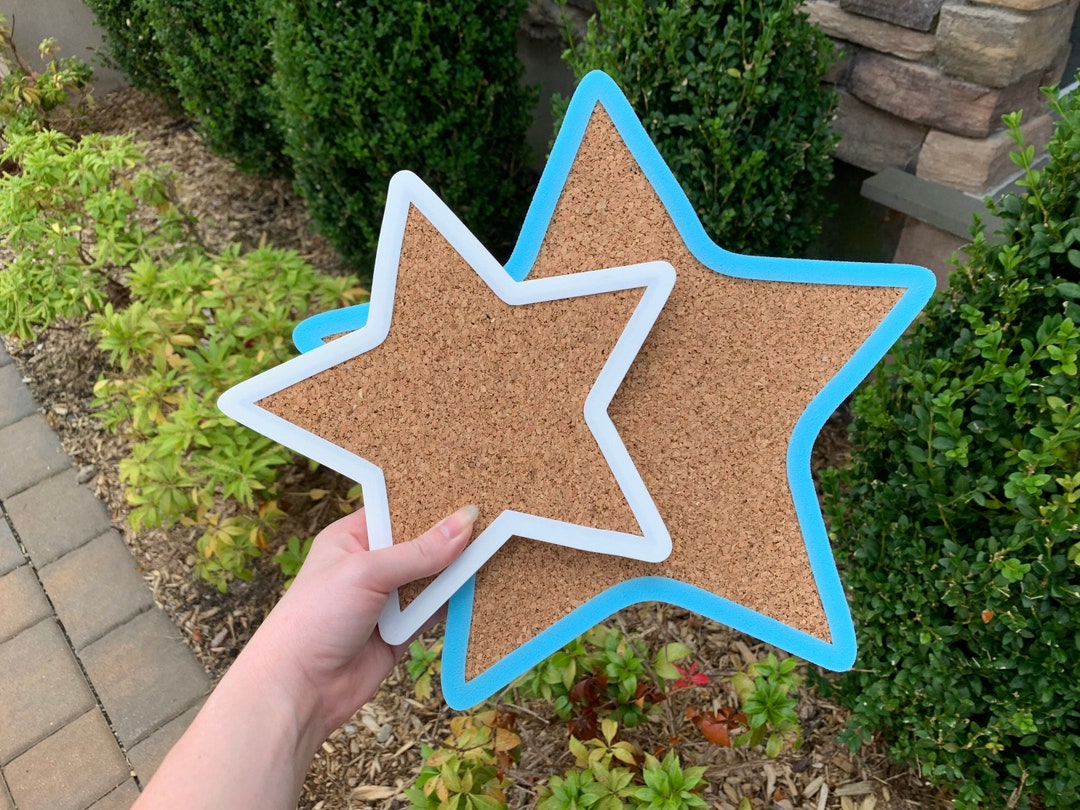 Star Pin Board | Cork Board (multiple Sizes) - Etsy