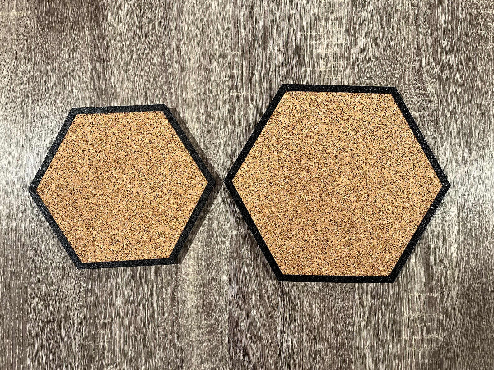 Hexagon Pin Board Cork Board multiple Sizes - Etsy