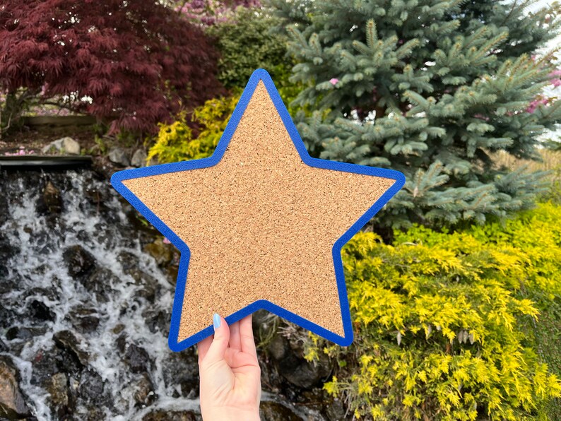 Star Pin Board Cork Board multiple Sizes - Etsy