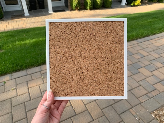 Square Pin Board Cork Board multiple Sizes - Etsy