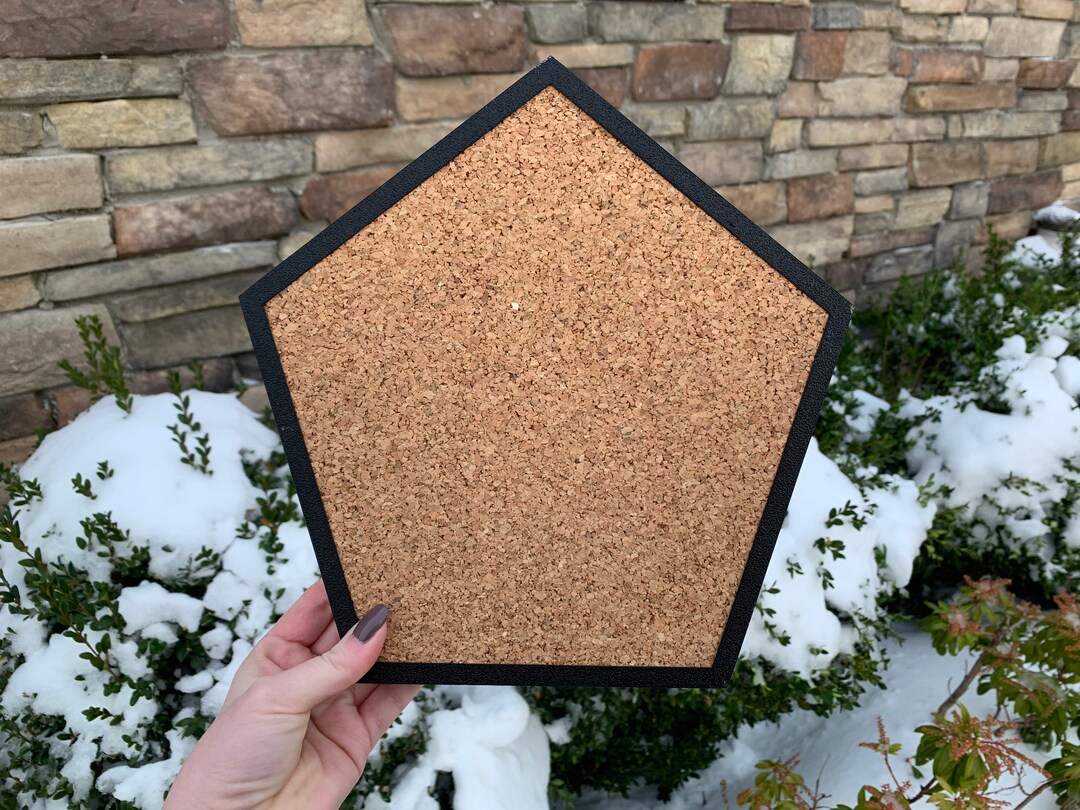 Pentagon Pin Board | Cork Board - Etsy