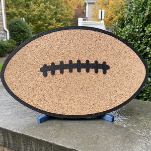 Football Shaped Pin Board Cork Board multiple Sizes - Etsy