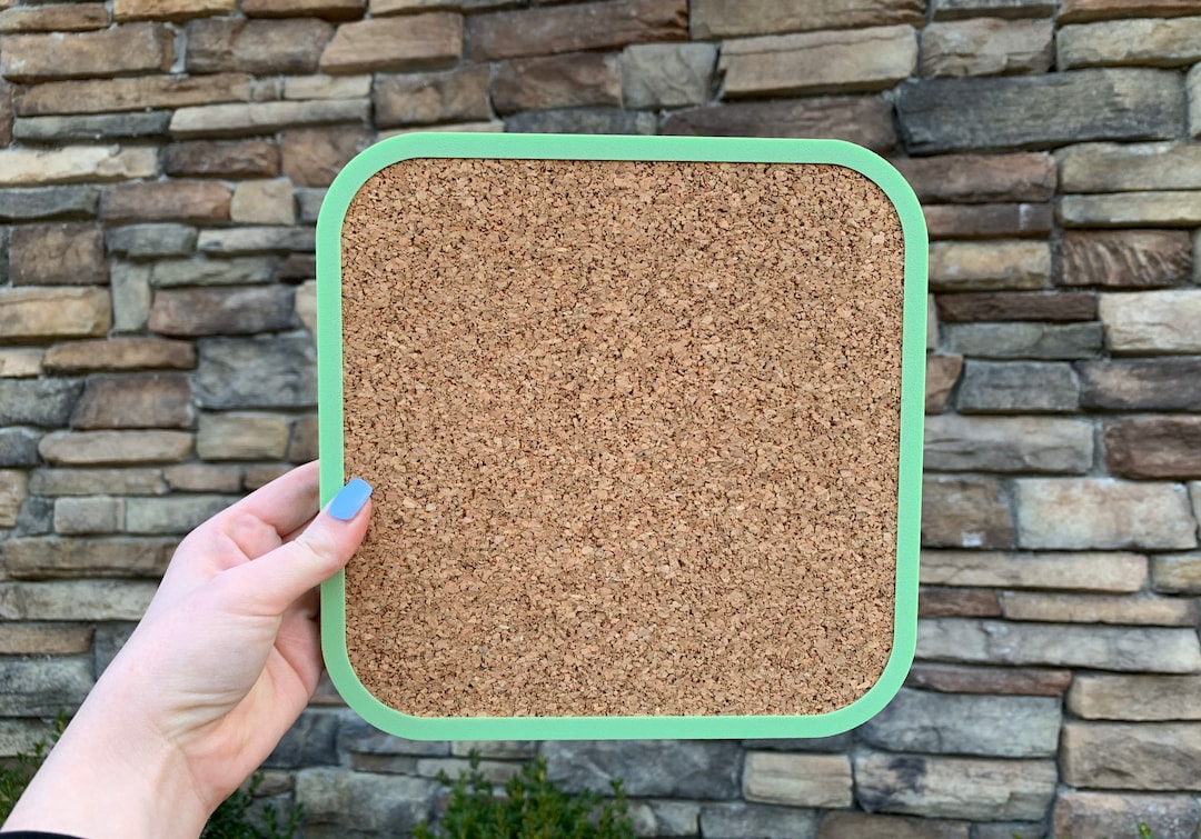 Rounded Square Pin Board Cork Board multiple Sizes - Etsy