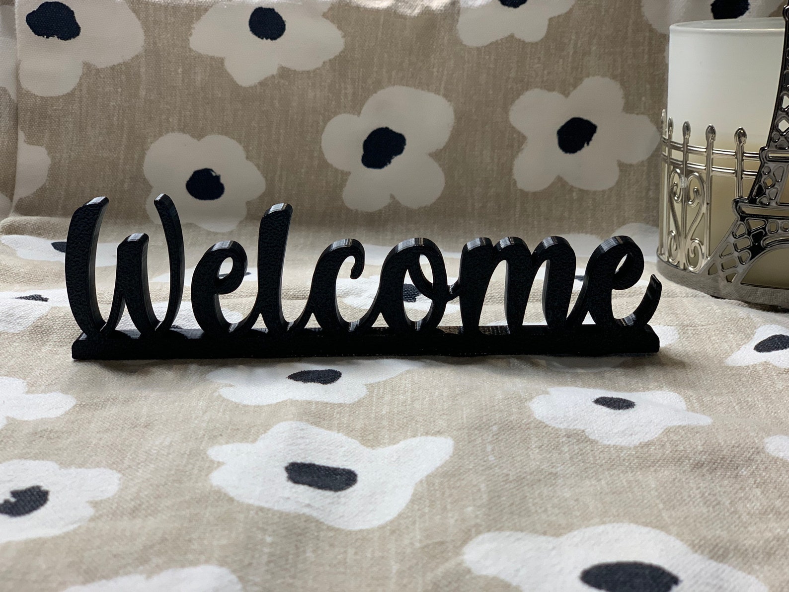 Welcome Sign Decor Self-standing Welcome Sign Tabletop Sign - Etsy
