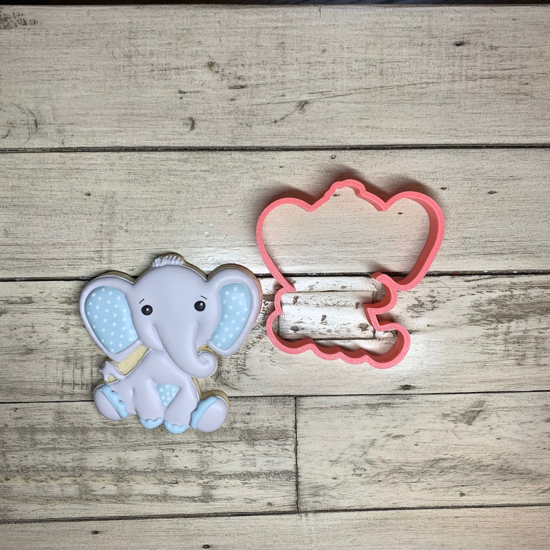 Baby Elephant Cookie Cutter - Etsy