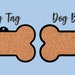 Dog Bone Pin Board Cork Board multiple Designs - Etsy