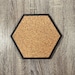 Hexagon Pin Board Cork Board multiple Sizes - Etsy