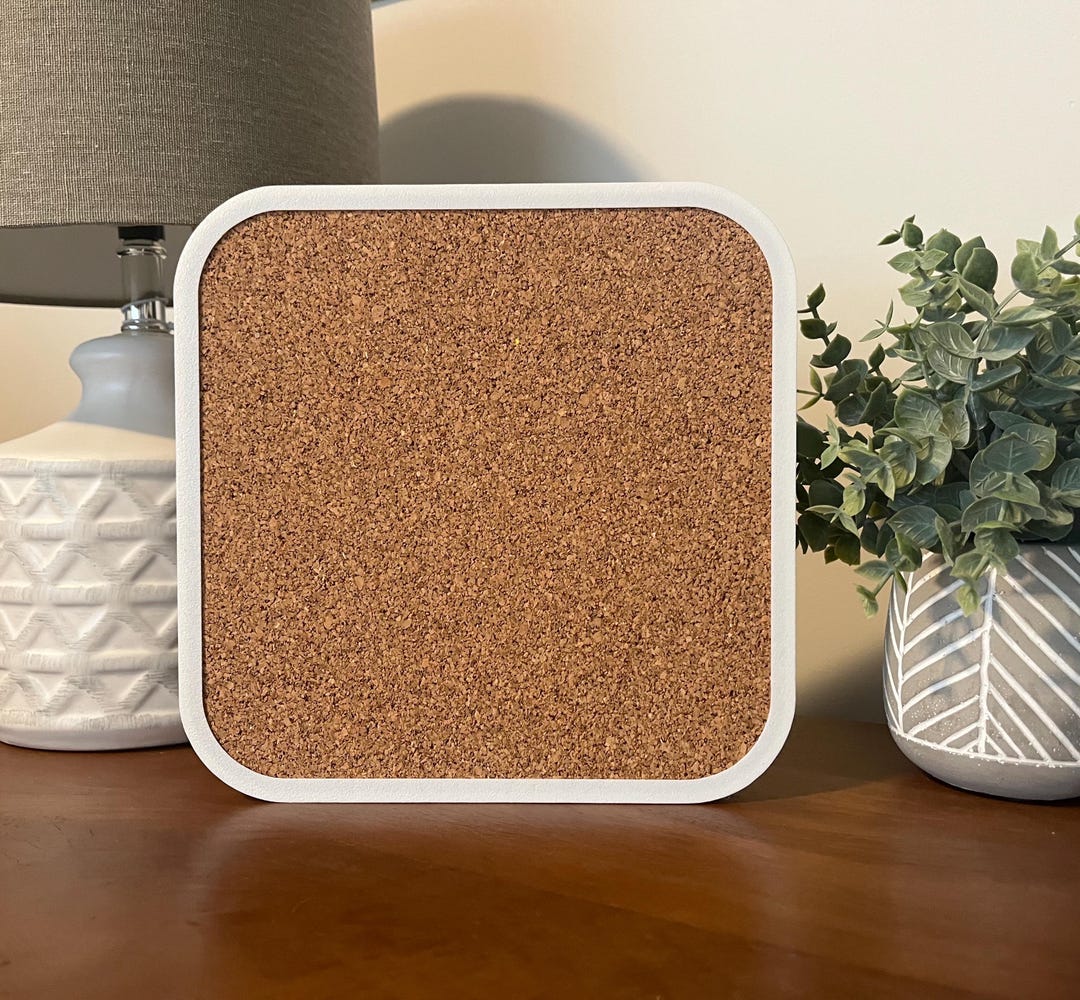 Rounded Square Pin Board | Cork Board (multiple Sizes) - Etsy