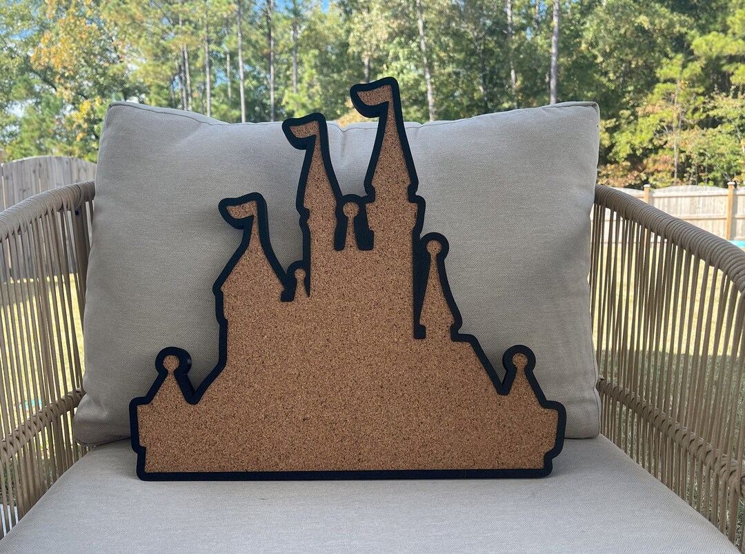 Large Castle Pin Board Cork Board 17.5 X 16.75 - Etsy