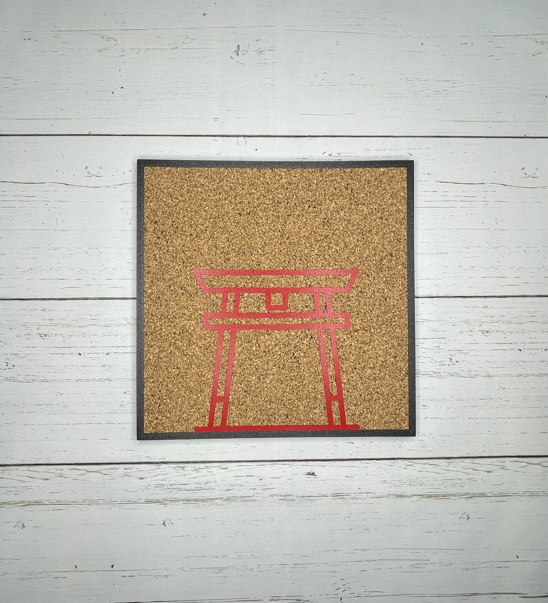 Japanese Arch Pin Board | Cork Board (multi Color Square) (japan) - Etsy