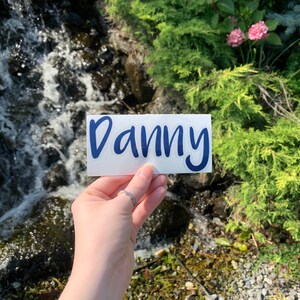 Custom Name Decal - Vinyl Name Decal - Vinyl Name Sticker (9 Inches ...