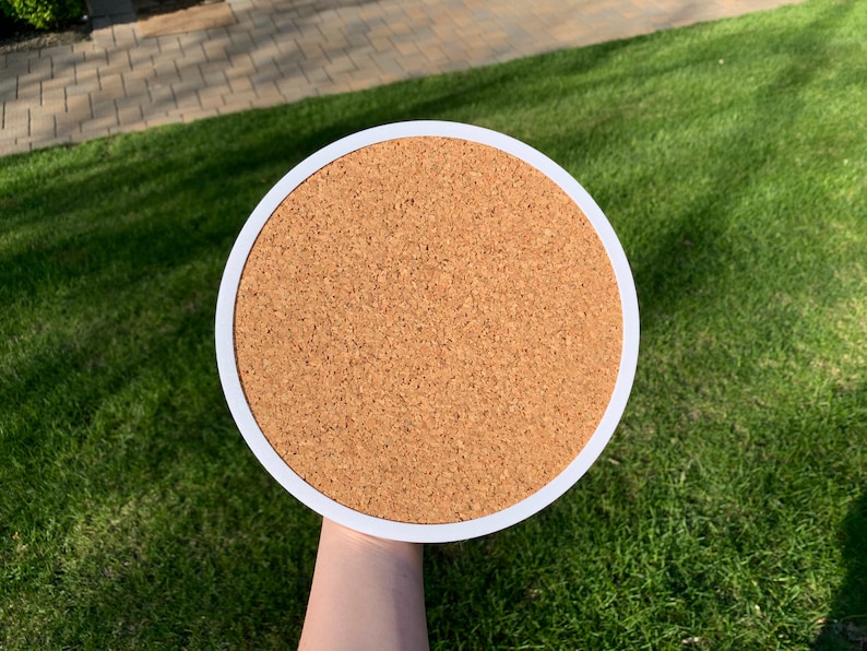 Circle Pin Board Cork Board multiple Sizes - Etsy