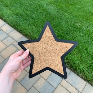 Star Pin Board | Cork Board (multiple Sizes) - Etsy