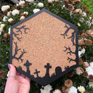 Graveyard Hex Board | Cork Board (multiple Sizes) - Etsy