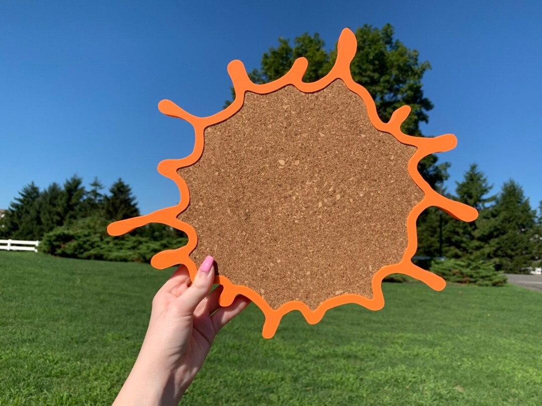 Splatter Pin Board | Cork Board (multiple Sizes) - Etsy