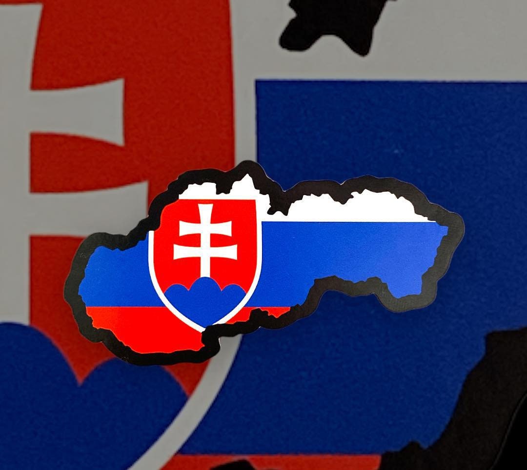 Slovakia | Slovak Flag | Car Magnet | Sticker - Etsy