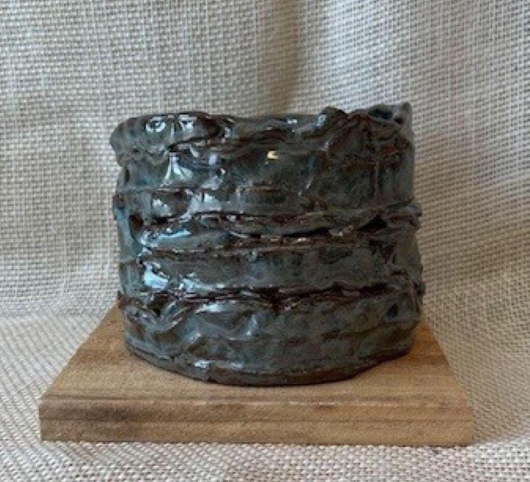 Rustic Handmade Strip Pot for Cactus, Succulent, Caudex 12.8 - Etsy