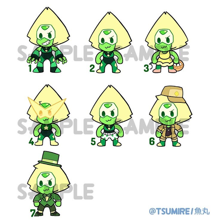 Steven Universe Character Full-cut Stickers - Etsy