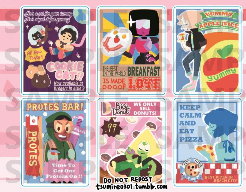 SU Food Poster Sticker - Etsy