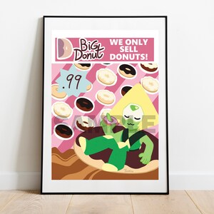 Steven Universe + Food A4 Art Print / Posters (8.3" X 11.7") - Etsy