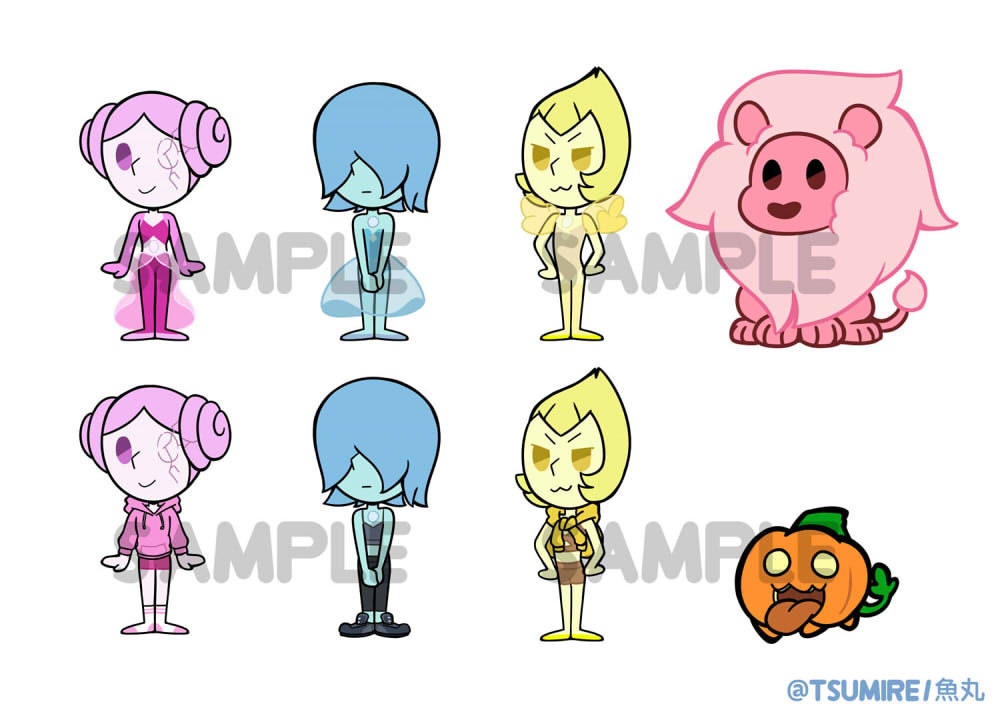 Steven Universe Character Full-cut Stickers - Etsy